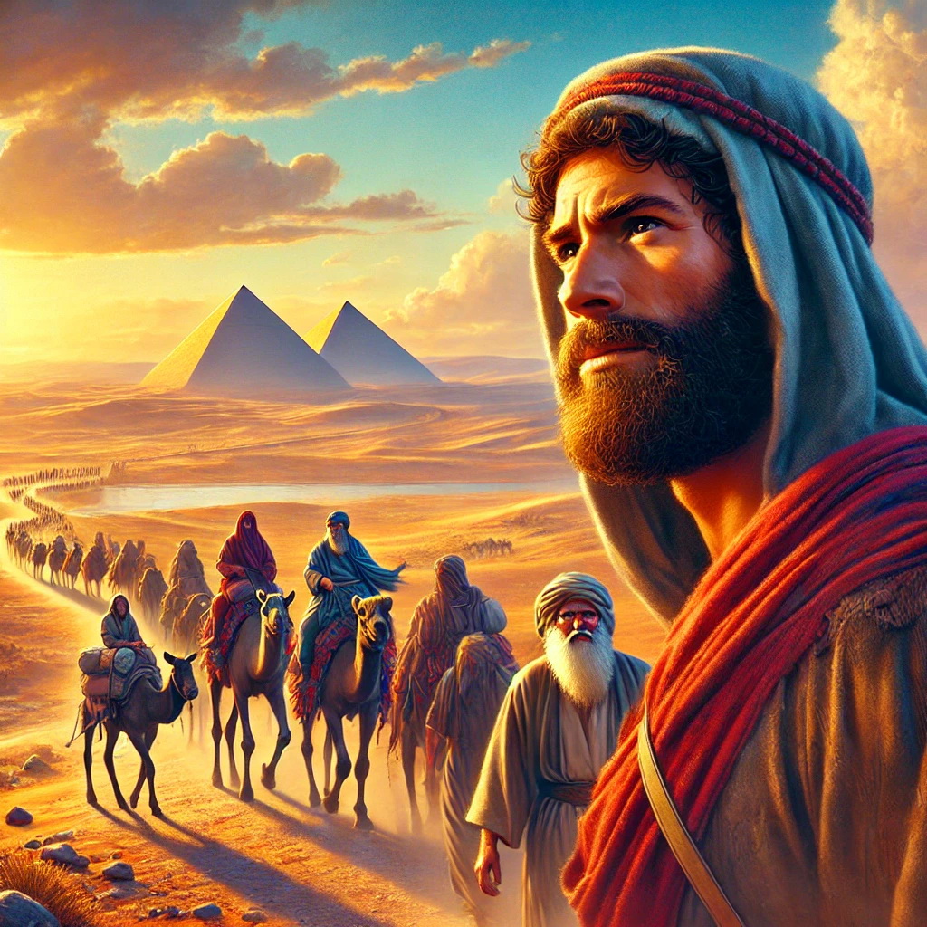 And there was a famine in the land: and Abram went down - Holy Bible ...