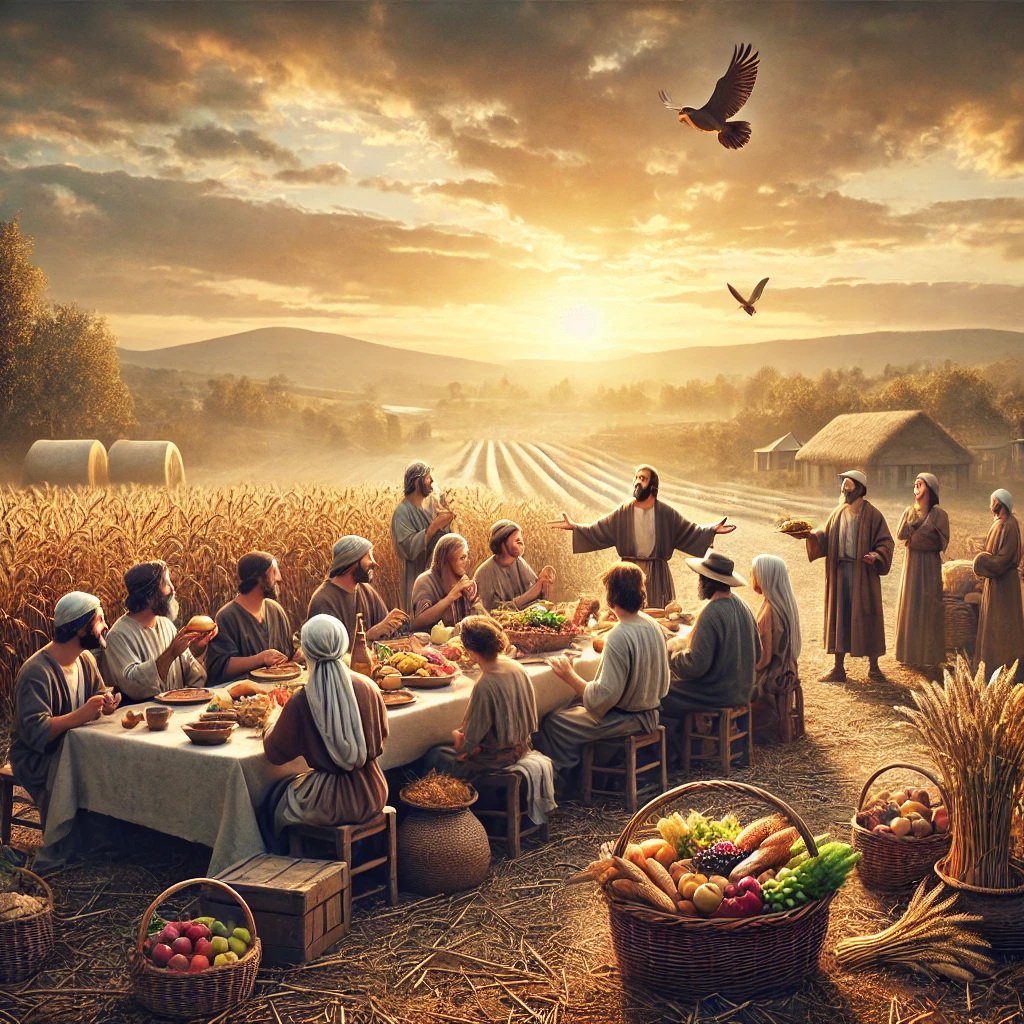 And the feast of harvest, the firstfruits of thy labours, - Holy Bible ...