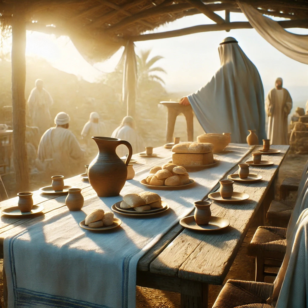 And upon the table of shewbread they shall spread a cloth - Holy Bible ...